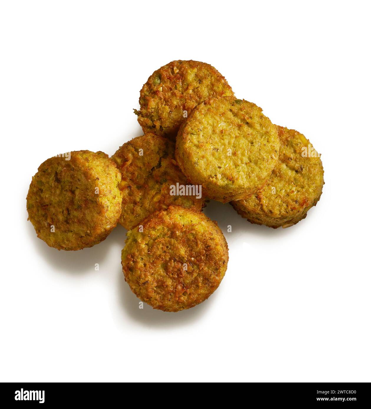 Fast food isolated on white background. top view. closeup of junk foods ...