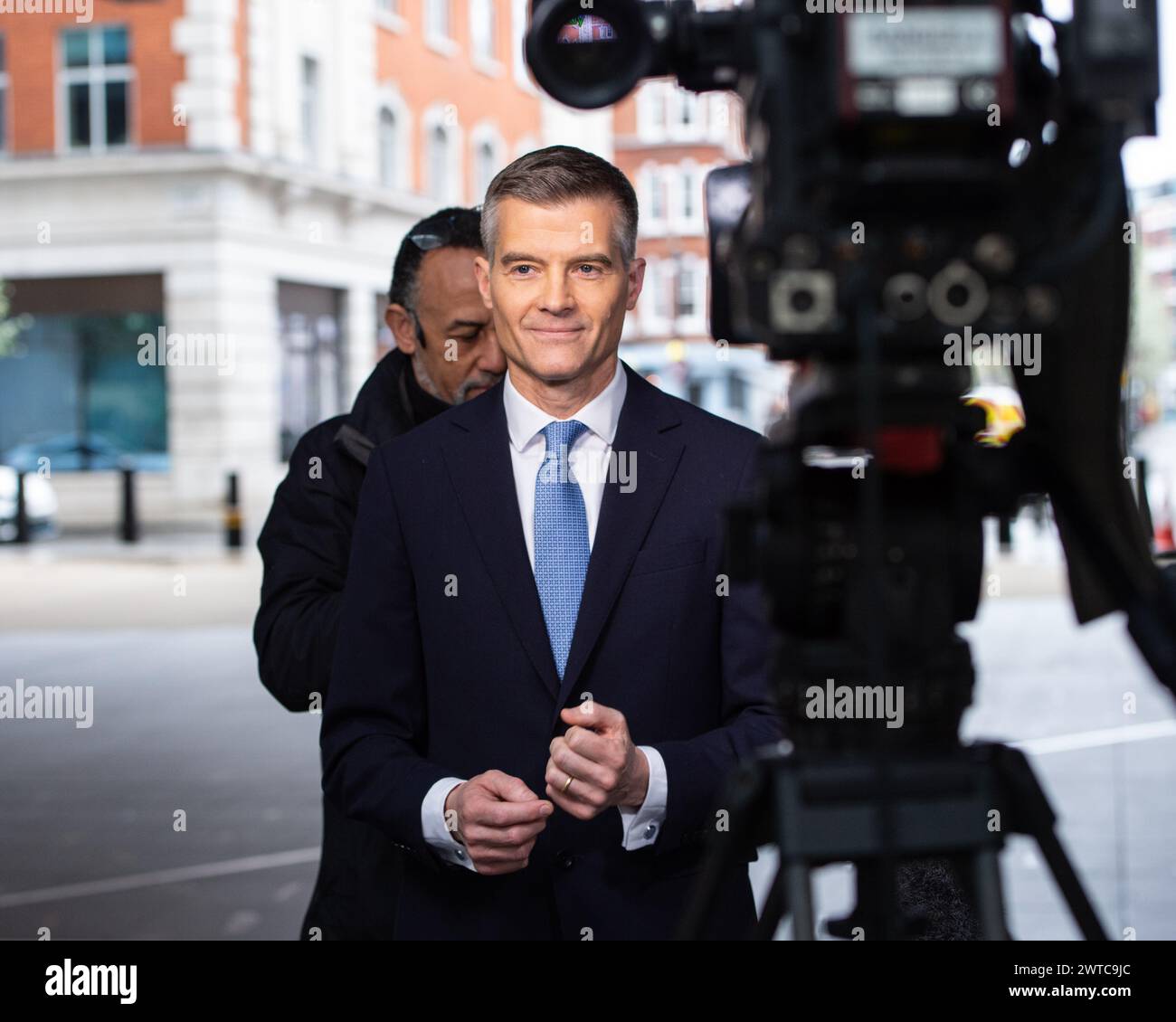 London, England, UK. 17th Mar, 2024. Transport Secretary MARK HARPER is ...