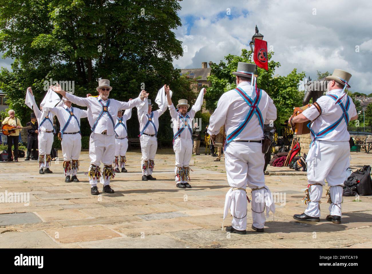 Skipton morris dancers hi-res stock photography and images - Alamy
