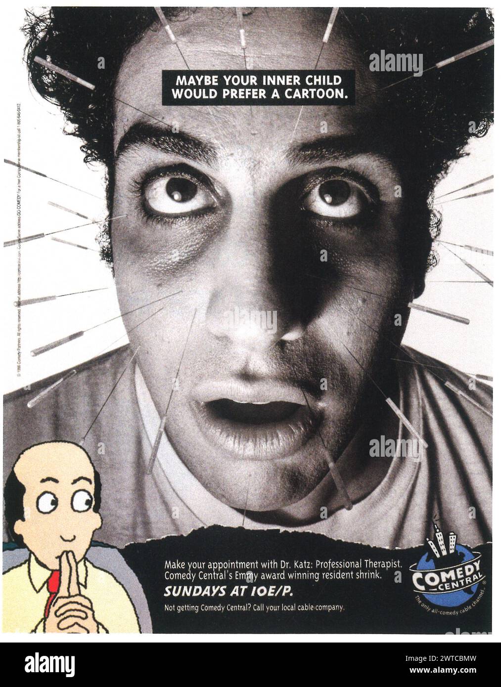 1996 Dr. Katz: Professional Therapist - Comedy Central poster ad Stock ...