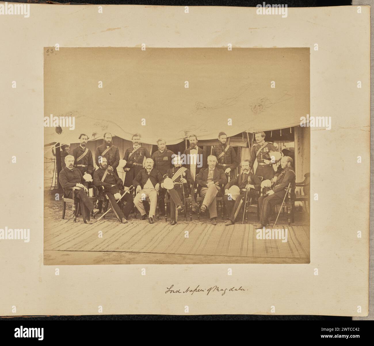 Lord Napier of Magdala. Possibly Bourne & Shepherd, photographer ...