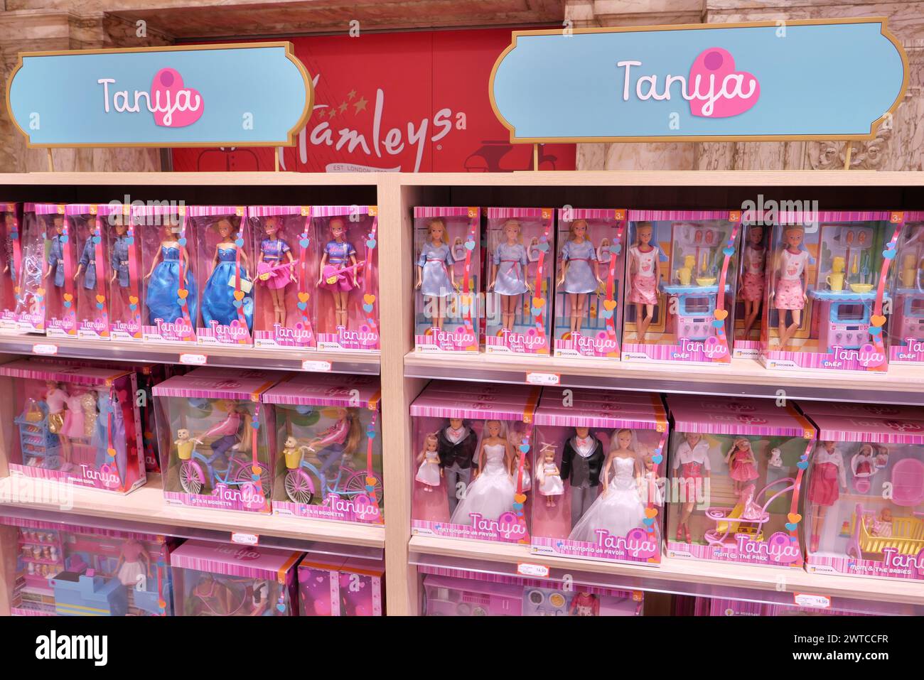 On display hamleys toy shop hi-res stock photography and images - Alamy