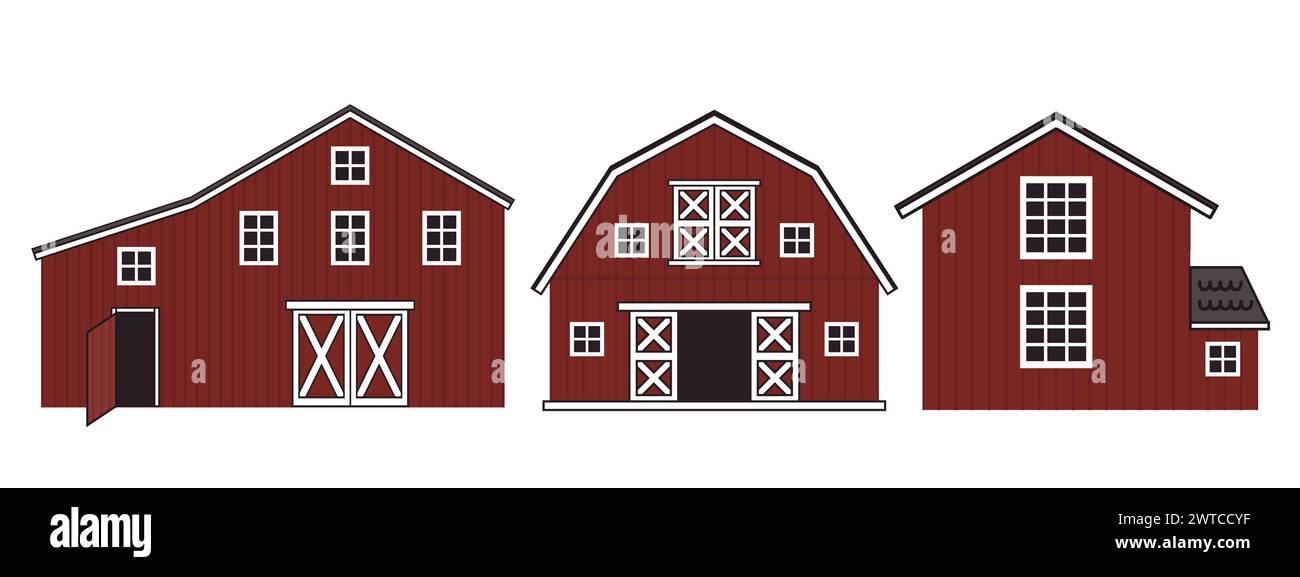 Cartoon windows door hi-res stock photography and images - Alamy