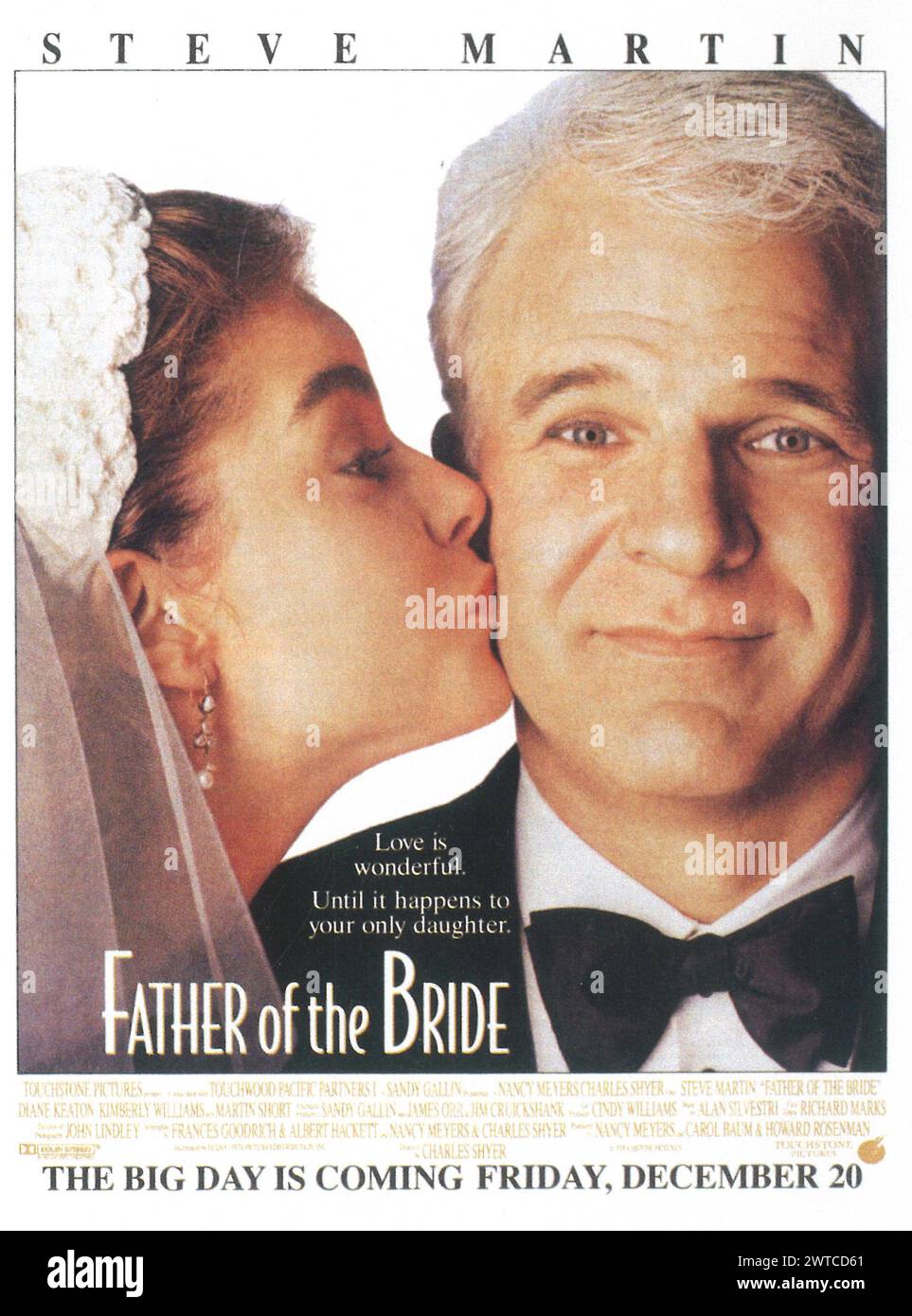 1991 Father of the Bride film release poster, dir Charles Shyer ...