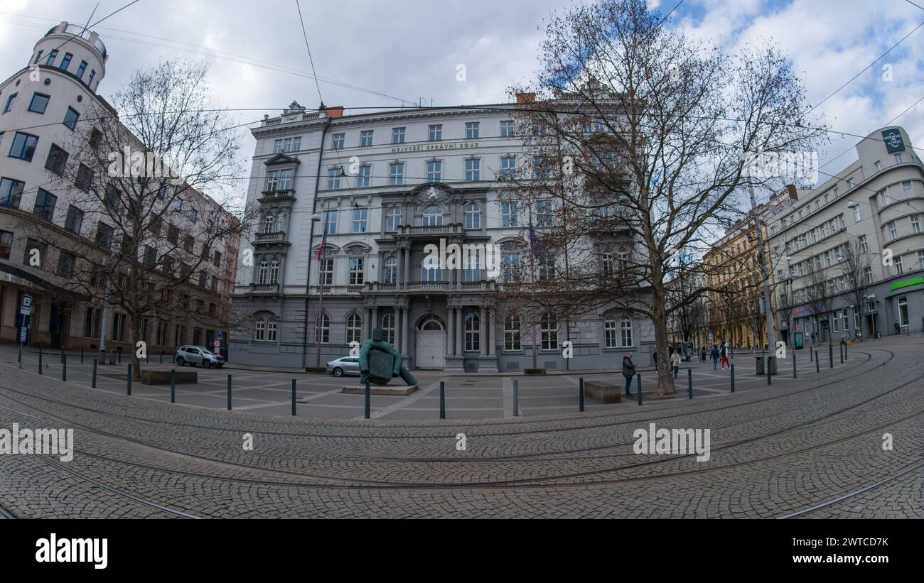 Historic building in the city of Brno in the Czech Republic Stock Photo ...
