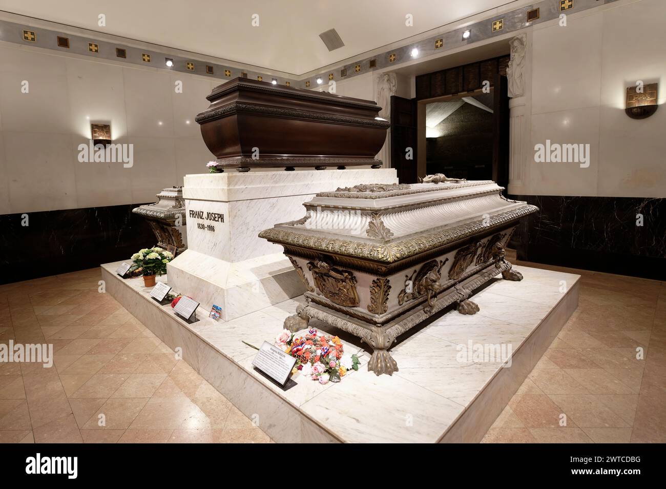 Vienna, Austria. Capuchin Crypt - The burial site of the Habsburgs in ...
