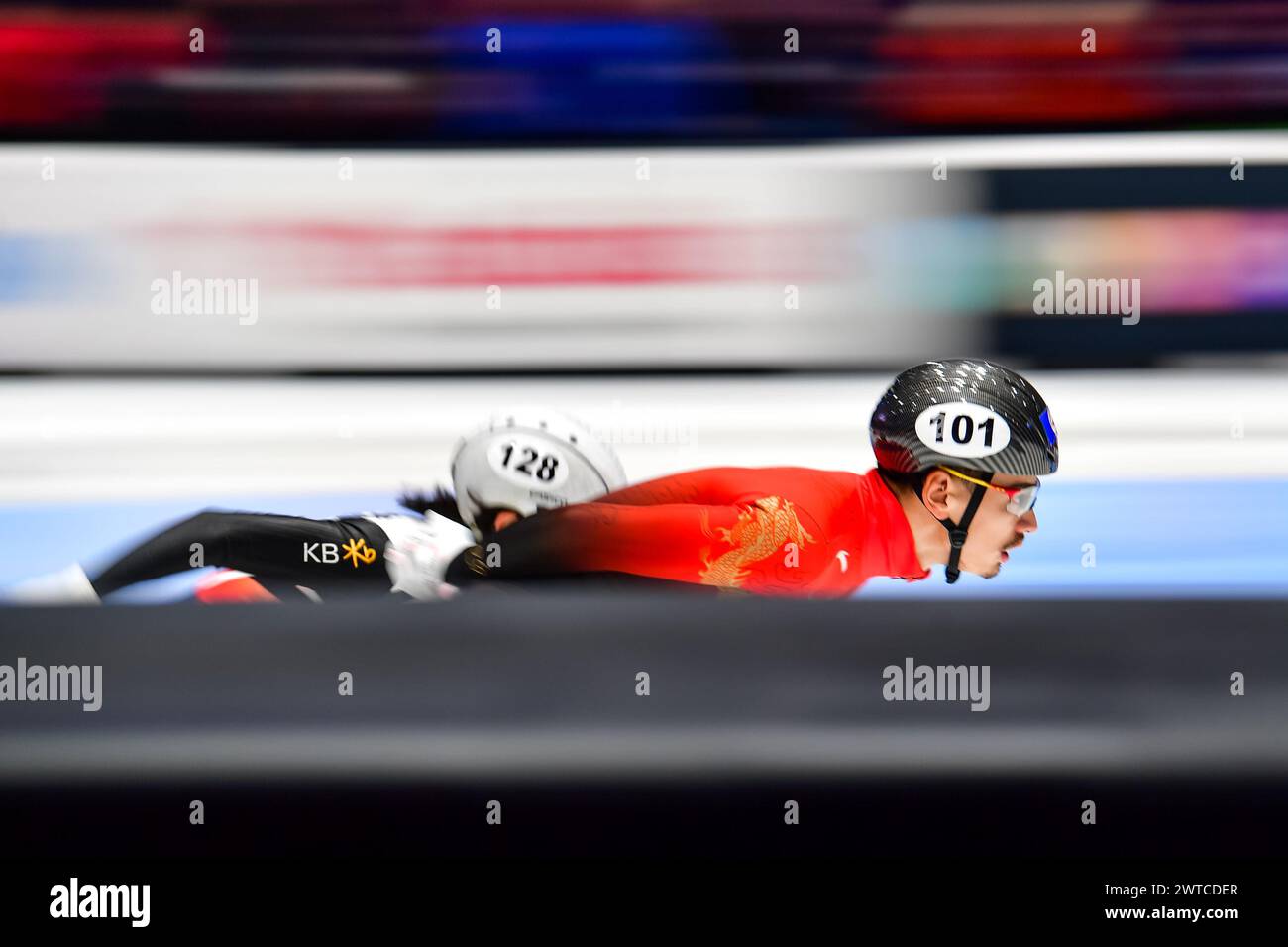 LIU Shaolin CHN in the mens relay competing on day 2 during the World ...