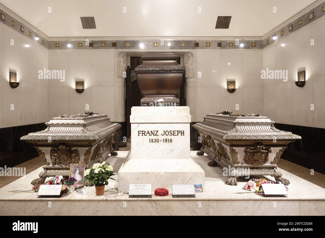 Vienna, Austria. Capuchin Crypt - The burial site of the Habsburgs in ...