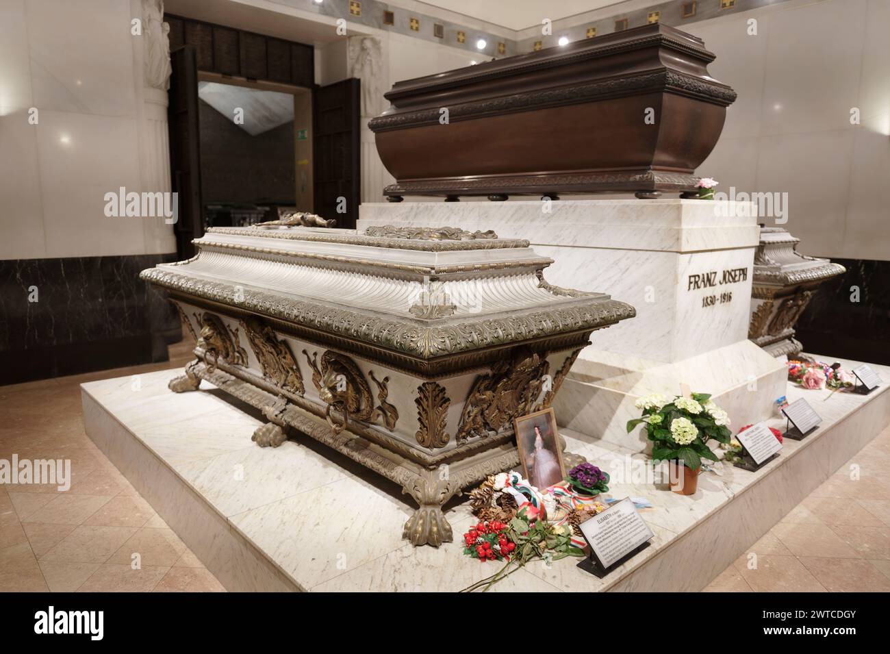 Vienna, Austria. Capuchin Crypt - The burial site of the Habsburgs in ...