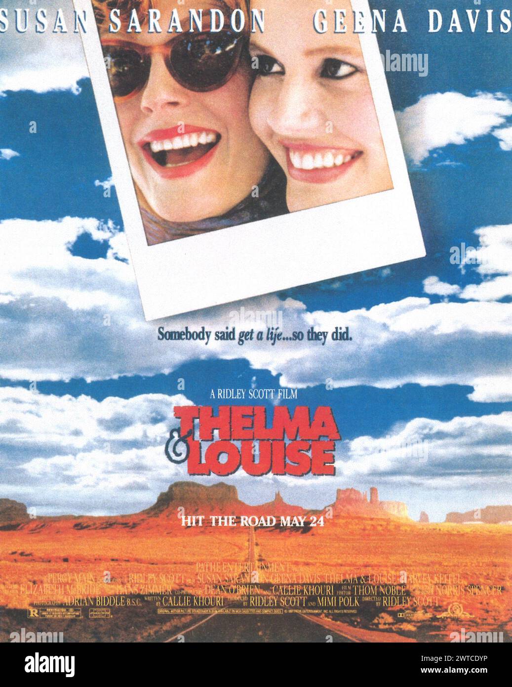 Thelma and louise movie poster hi-res stock photography and images - Alamy