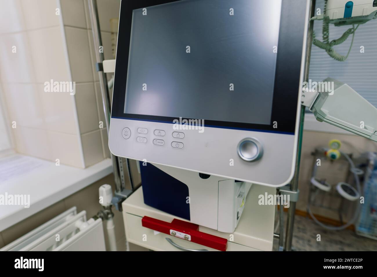 Interior of new operating room with equipment in modern clinic Stock ...