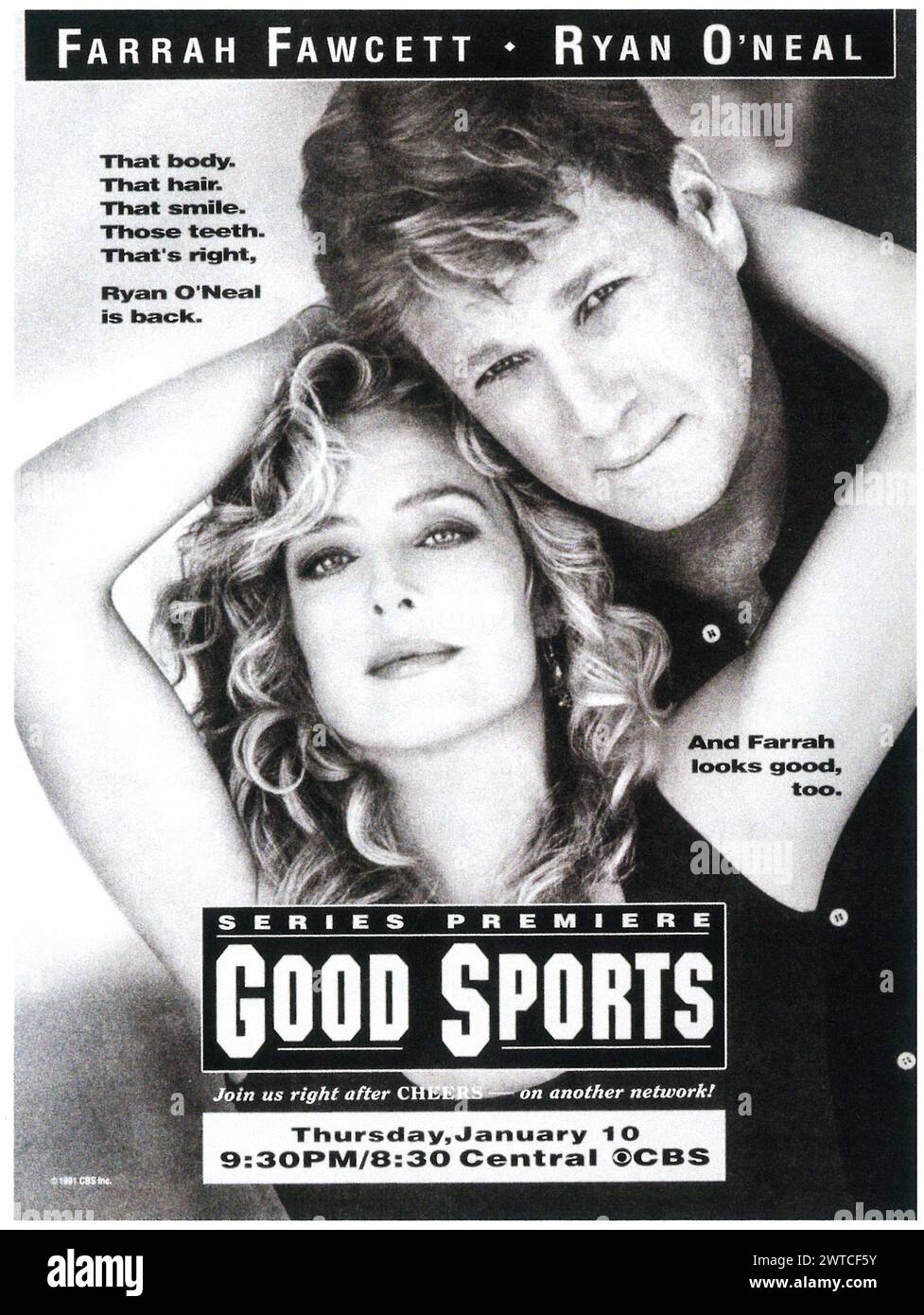 1991 Good Sports print ad - American sitcom that aired on the CBS ...