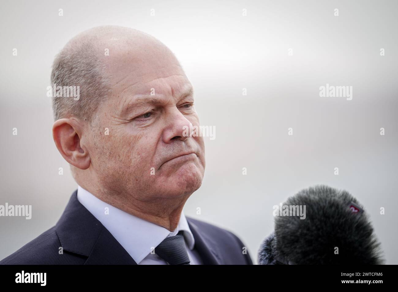 Akaba, Jordan. 17th Mar, 2024. Federal Chancellor Olaf Scholz (SPD ...