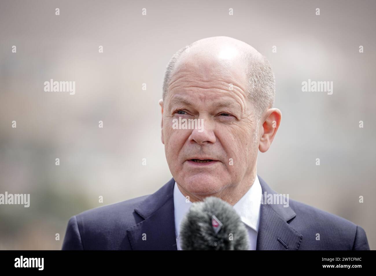 Akaba, Jordan. 17th Mar, 2024. Federal Chancellor Olaf Scholz (SPD ...