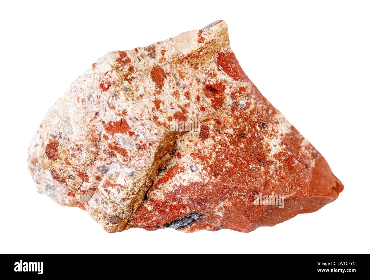 specimen of natural raw red jasper mineral cutout on white background ... specimen of natural raw red jasper mineral cutout on white background ...