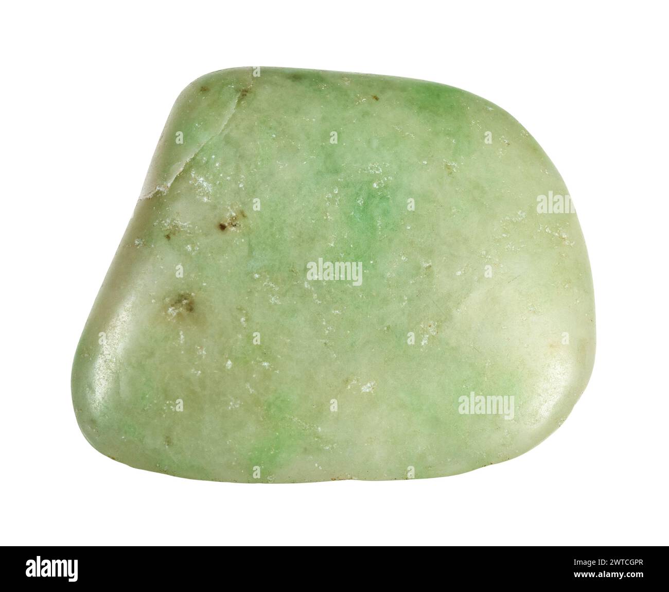 specimen of natural polished grossular-vesuvian rodingite mineral ...