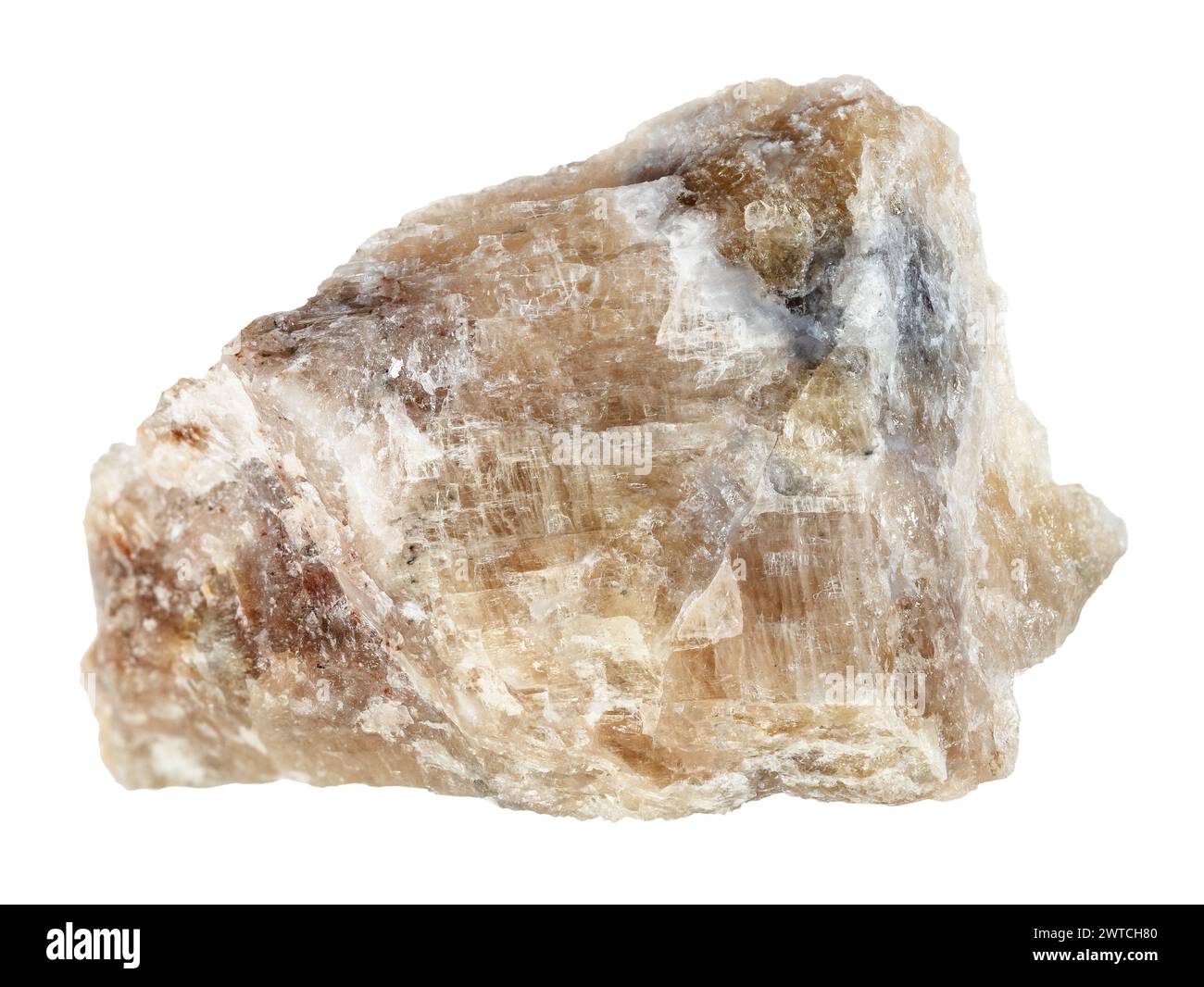 specimen of natural raw cancrinite rock cutout on white background ...