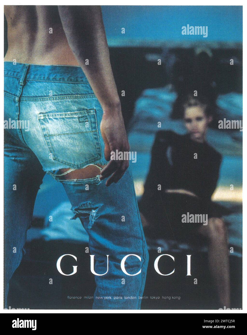 1990s usa gucci magazine advert hi-res stock photography and images - Alamy