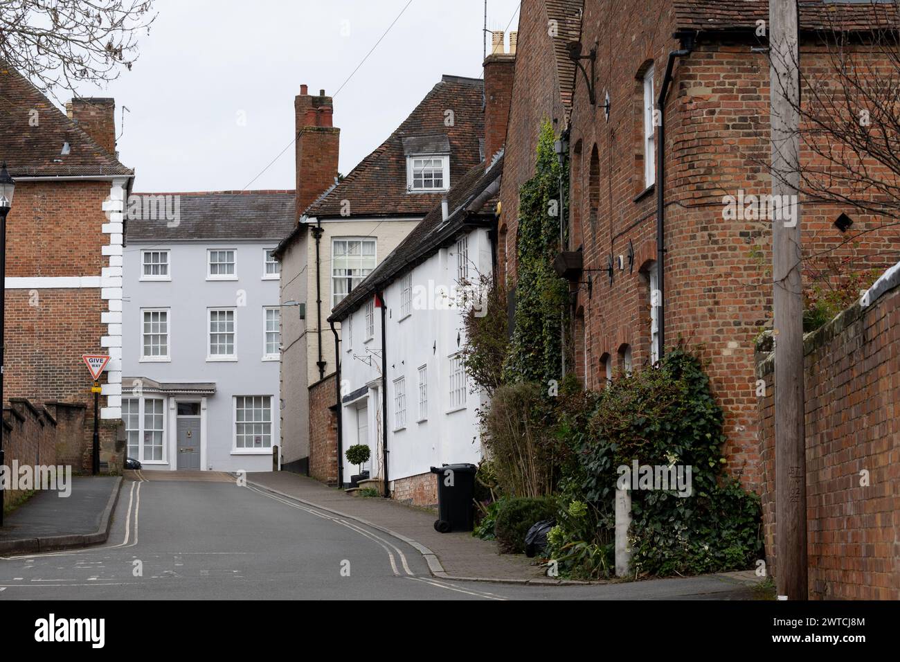 Back Lane, Warwick, Warwickshire, England, UK Stock Photo - Alamy