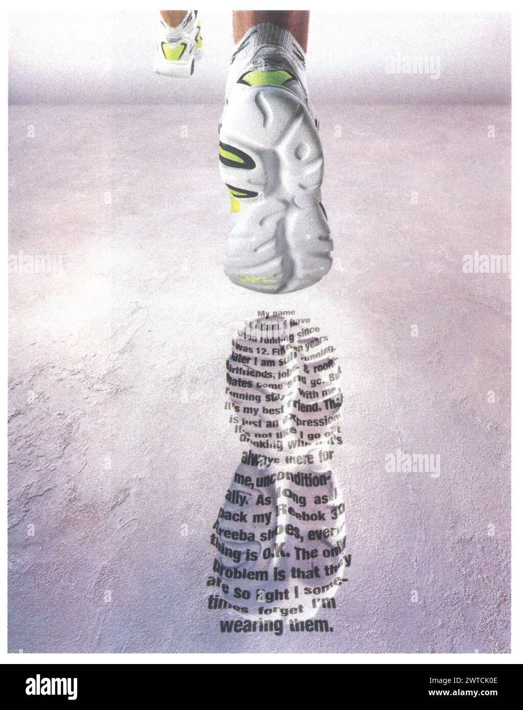 Reebok advertisement hi-res stock photography and images - Alamy