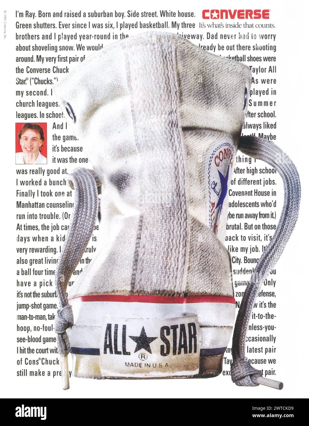 Converse shoe ad hi-res stock photography and images - Alamy