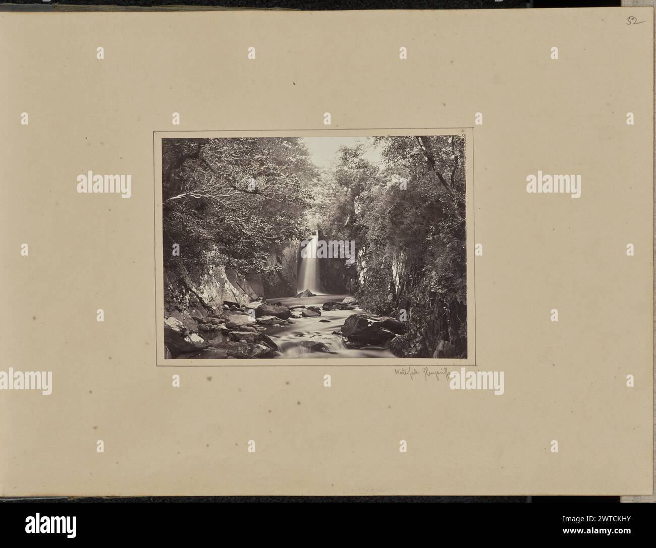 Waterfall, Glengariffe. Probably Sir John Joscelyn Coghill ...