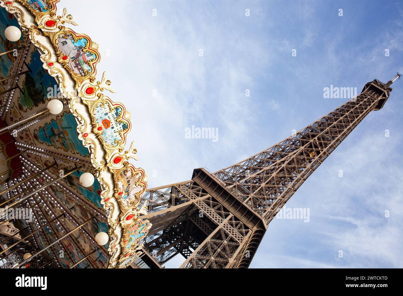 iconic Eiffel tower, Paris, France Stock Photo - Alamy