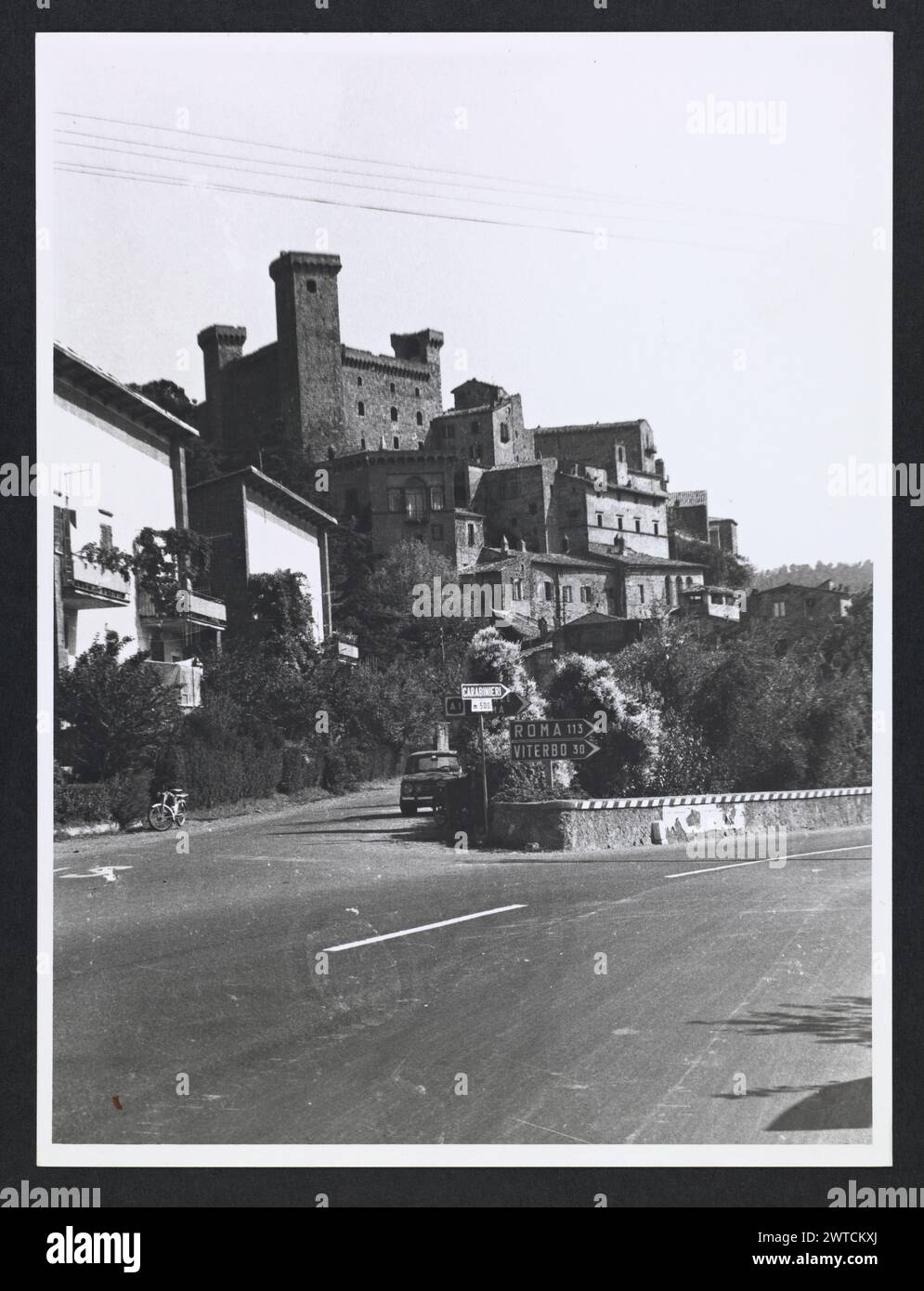 Lazio Viterbo Bolsena Castle. Hutzel, Max 1960-1990 There are distant ...