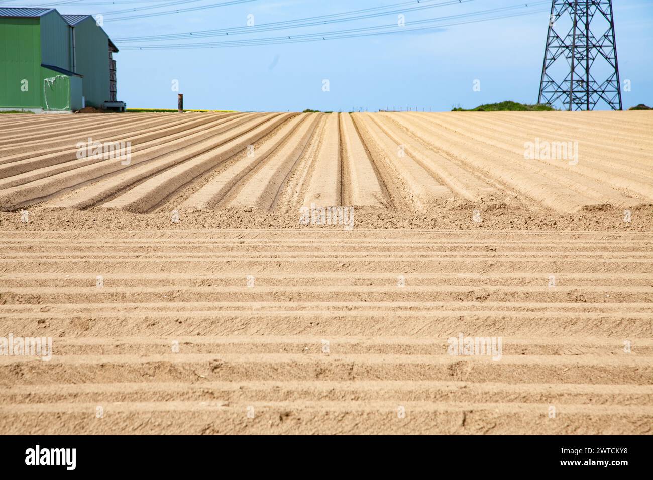 agricultural land ready for spring planting Stock Photo - Alamy