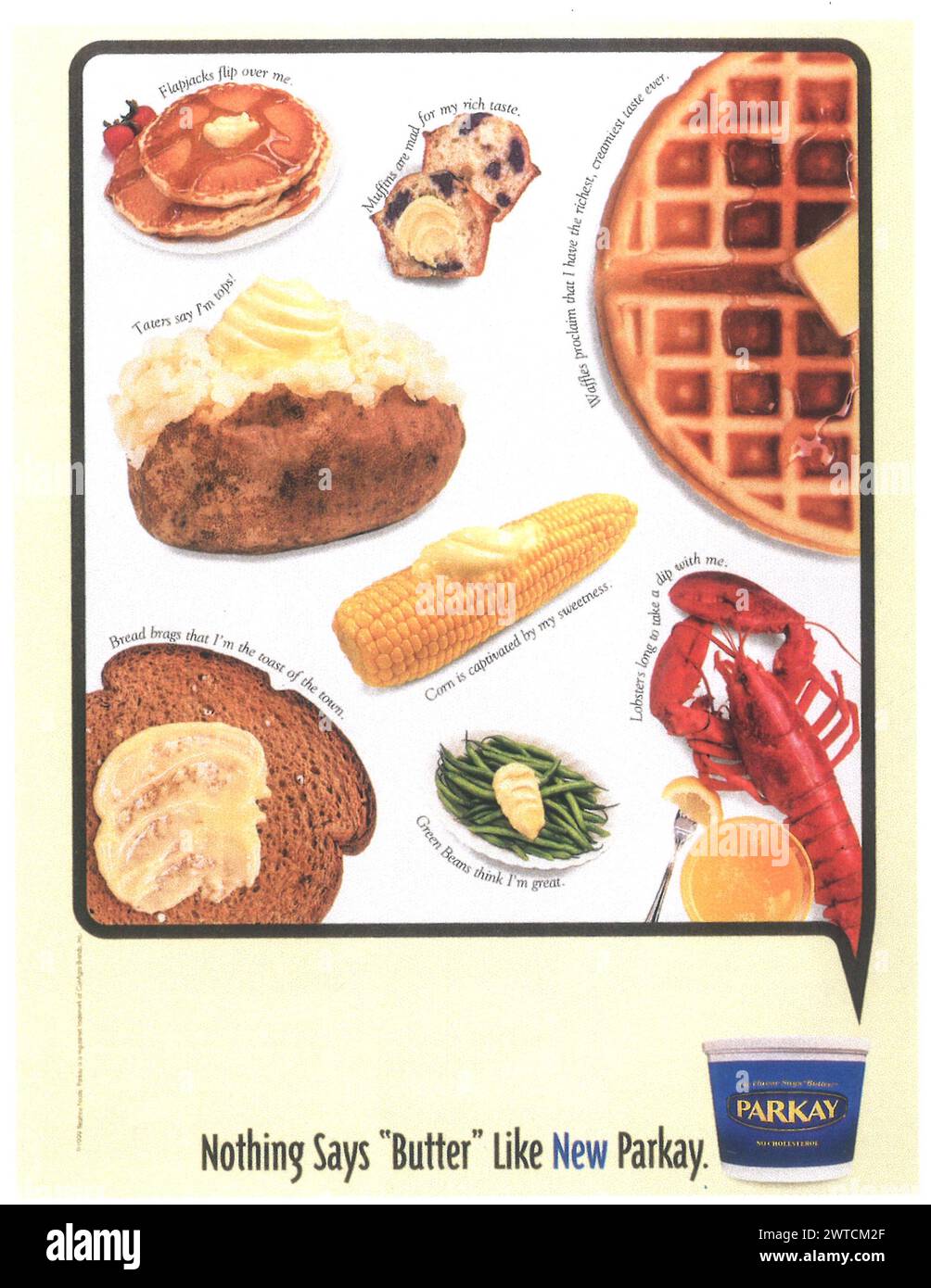 Old butter advertisement hi-res stock photography and images - Alamy