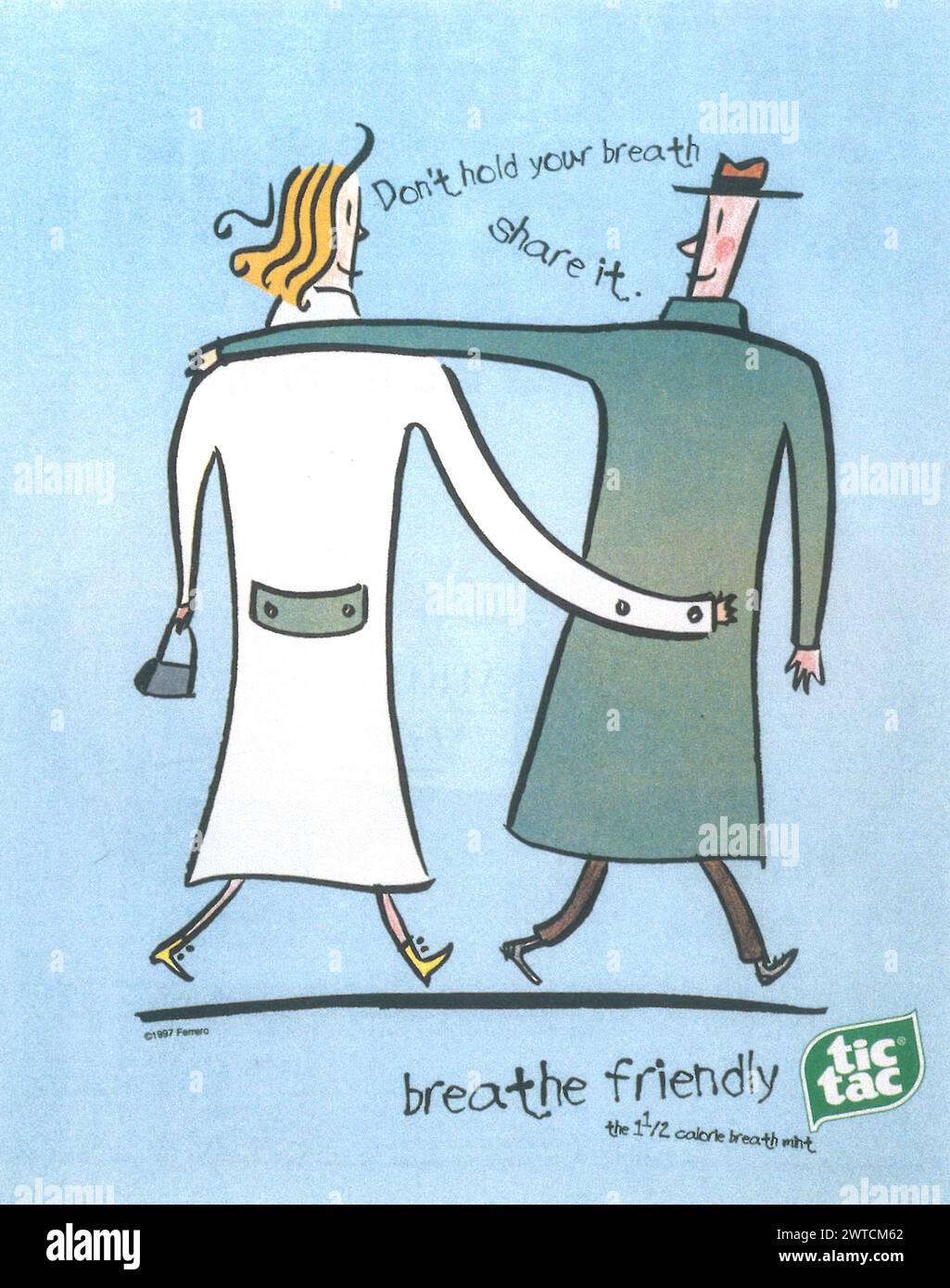 1997 Tic Tac Breath Mints Ad Stock Photo - Alamy