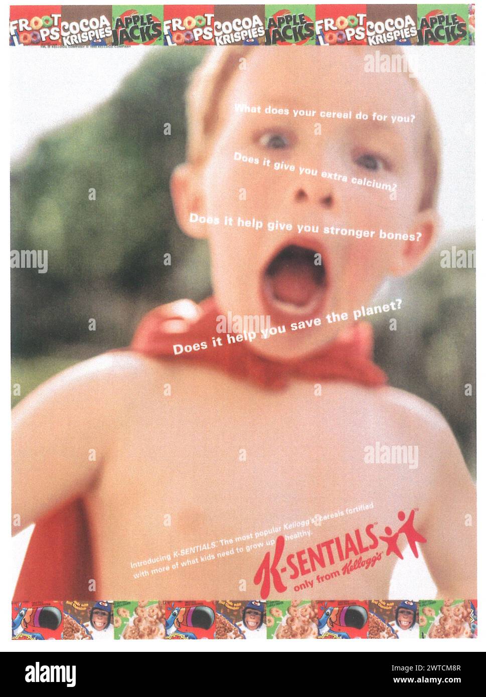 Kelloggs advertisement hi-res stock photography and images - Alamy