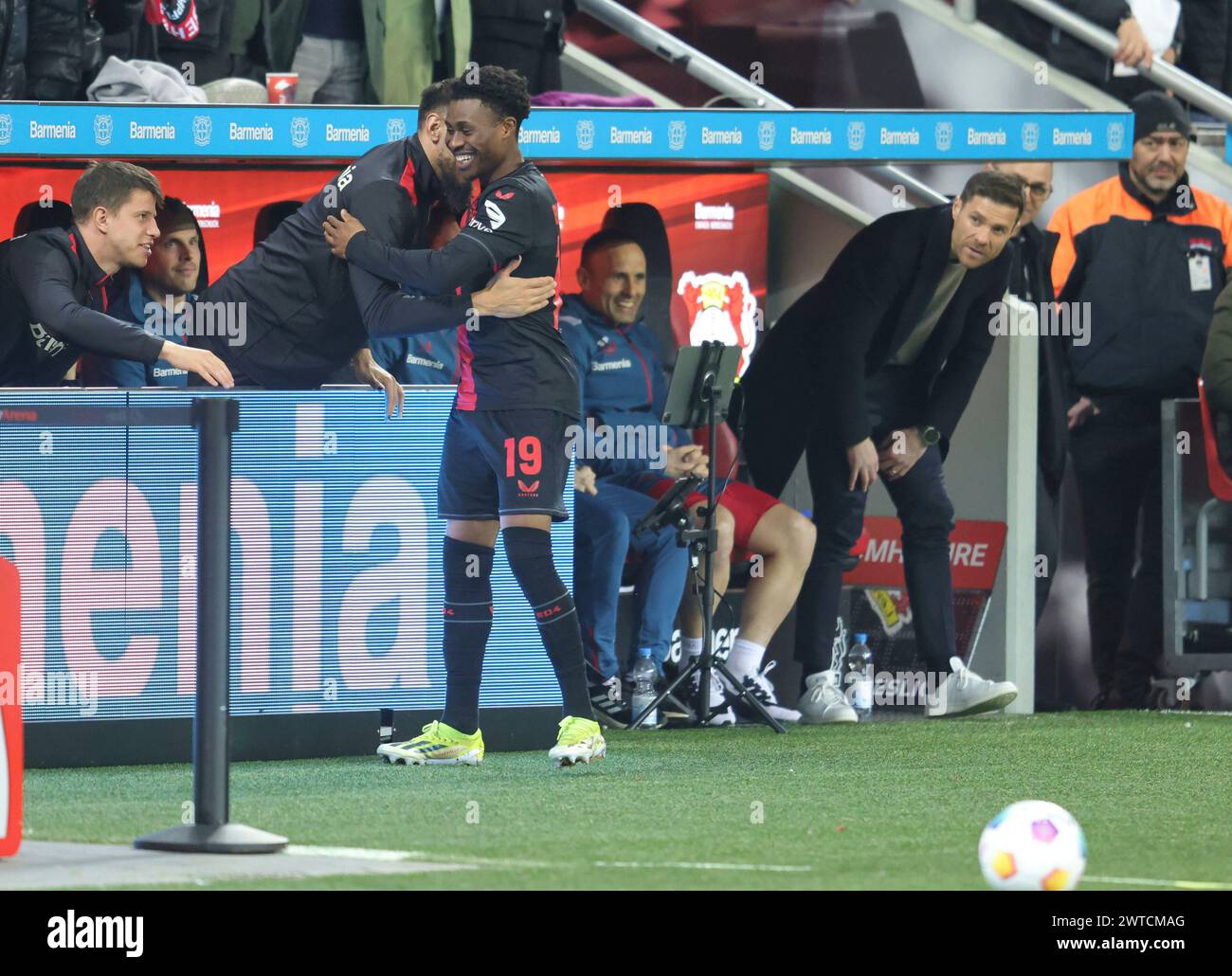 Leverkusen, Deutschland. 10th Mar, 2024. firo: 10.03.2024 Football ...