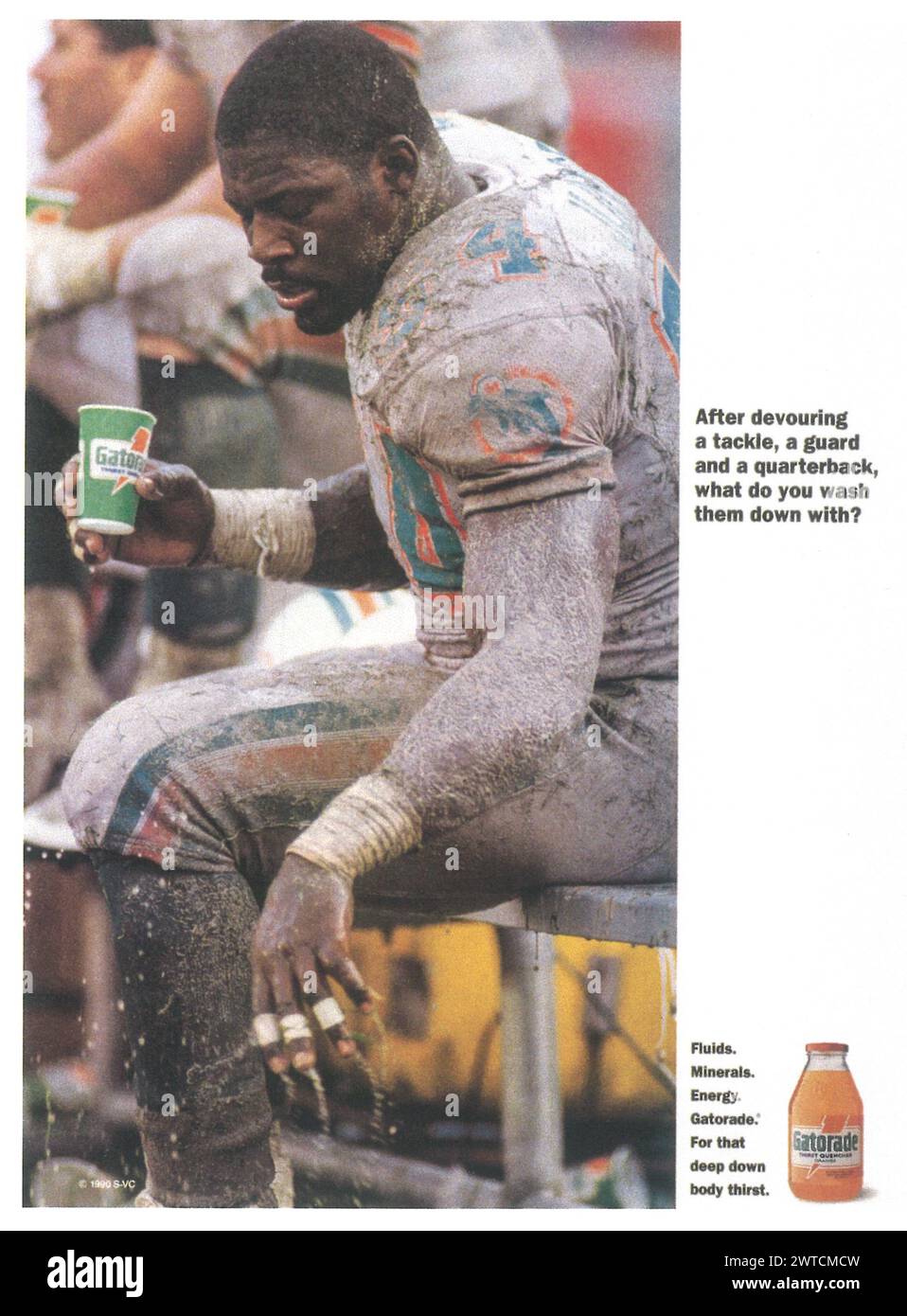 Miami dolphins nfl dirty football player hi-res stock photography and ...