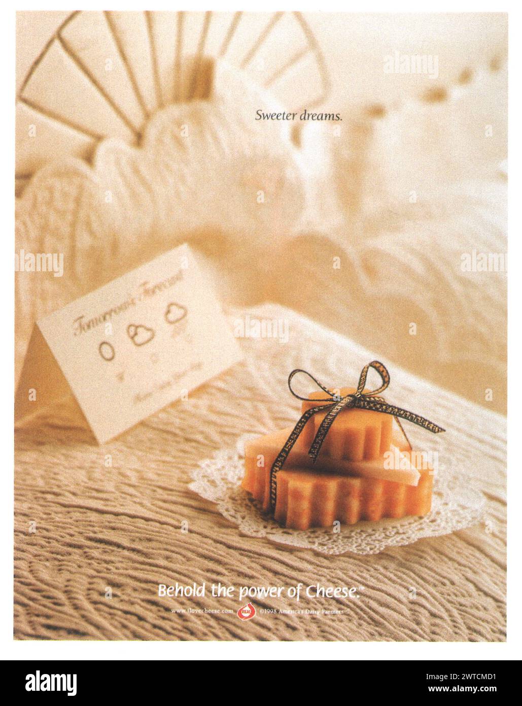 American dairy cheese ad Cut Out Stock Images & Pictures - Alamy