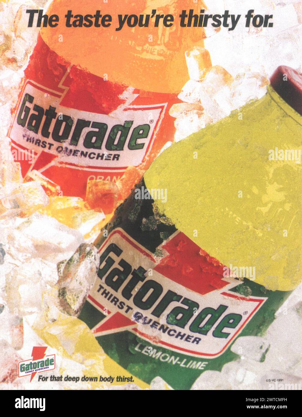 Gatorade ads hi-res stock photography and images - Alamy