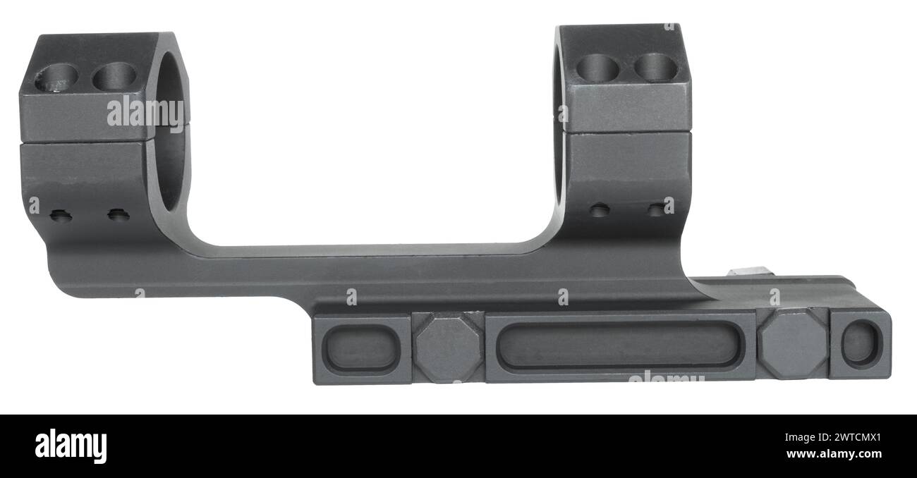 20 MOA tilt in a rifle scope mount for long distance shooting Stock ...