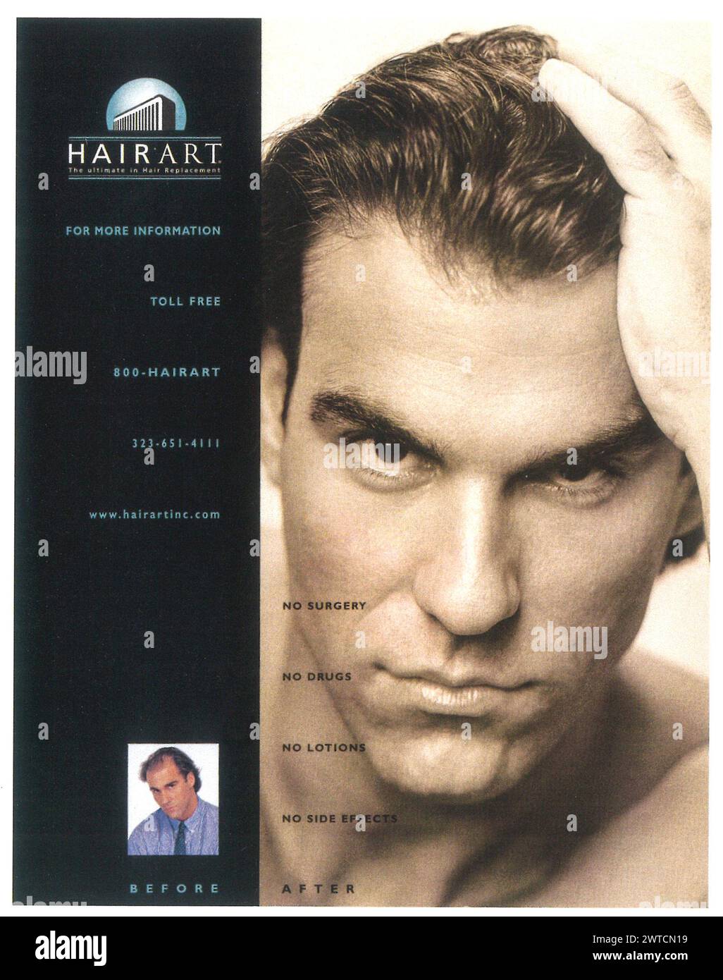 Hair advert Cut Out Stock Images & Pictures - Alamy
