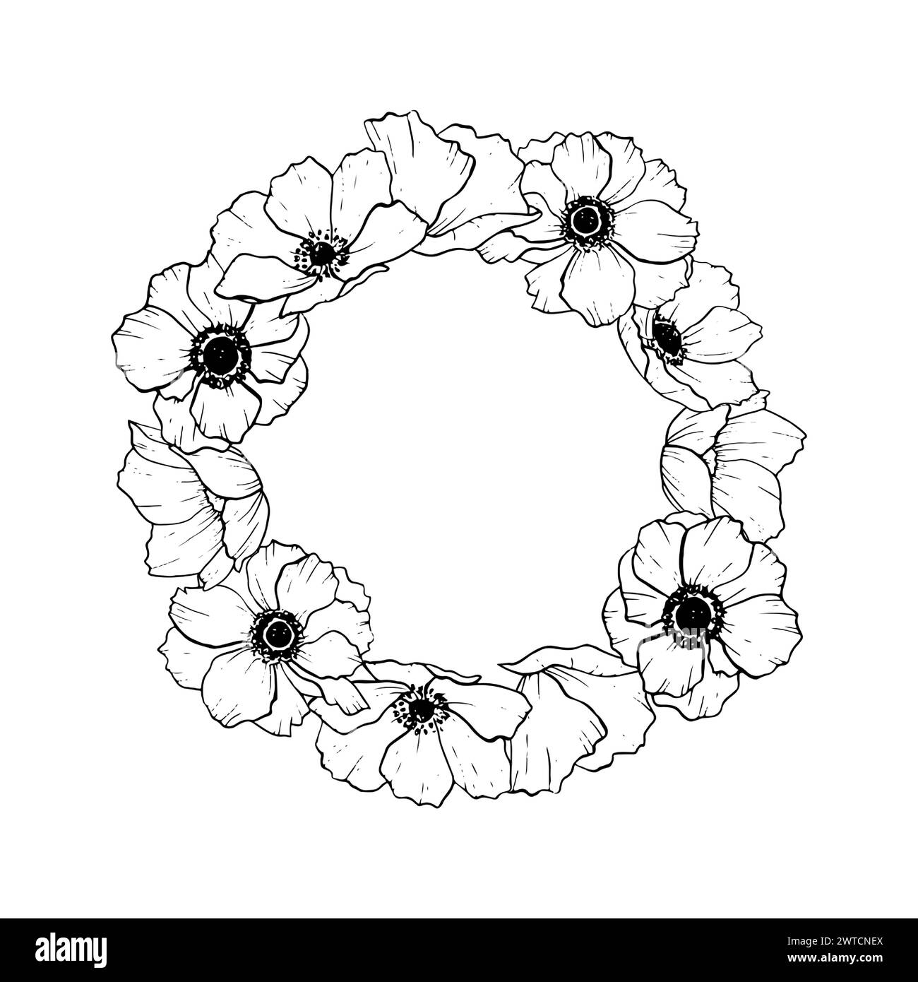 Anemone logo Cut Out Stock Images & Pictures - Alamy