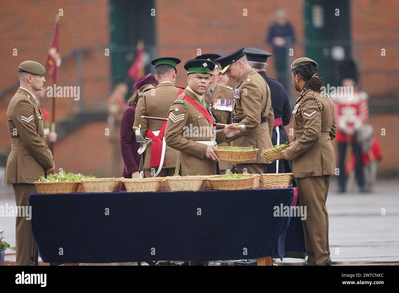 Lady Ghika, (hidden second left) wife of the Regimental Lieutenant ...