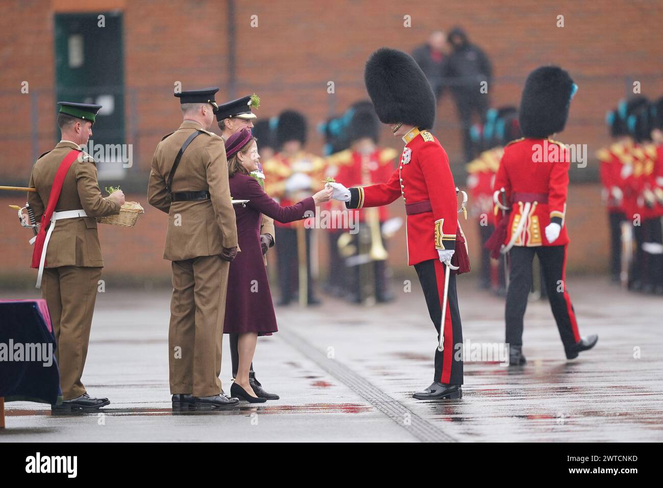 Lady Ghika, wife of the Regimental Lieutenant Colonel, Major General ...