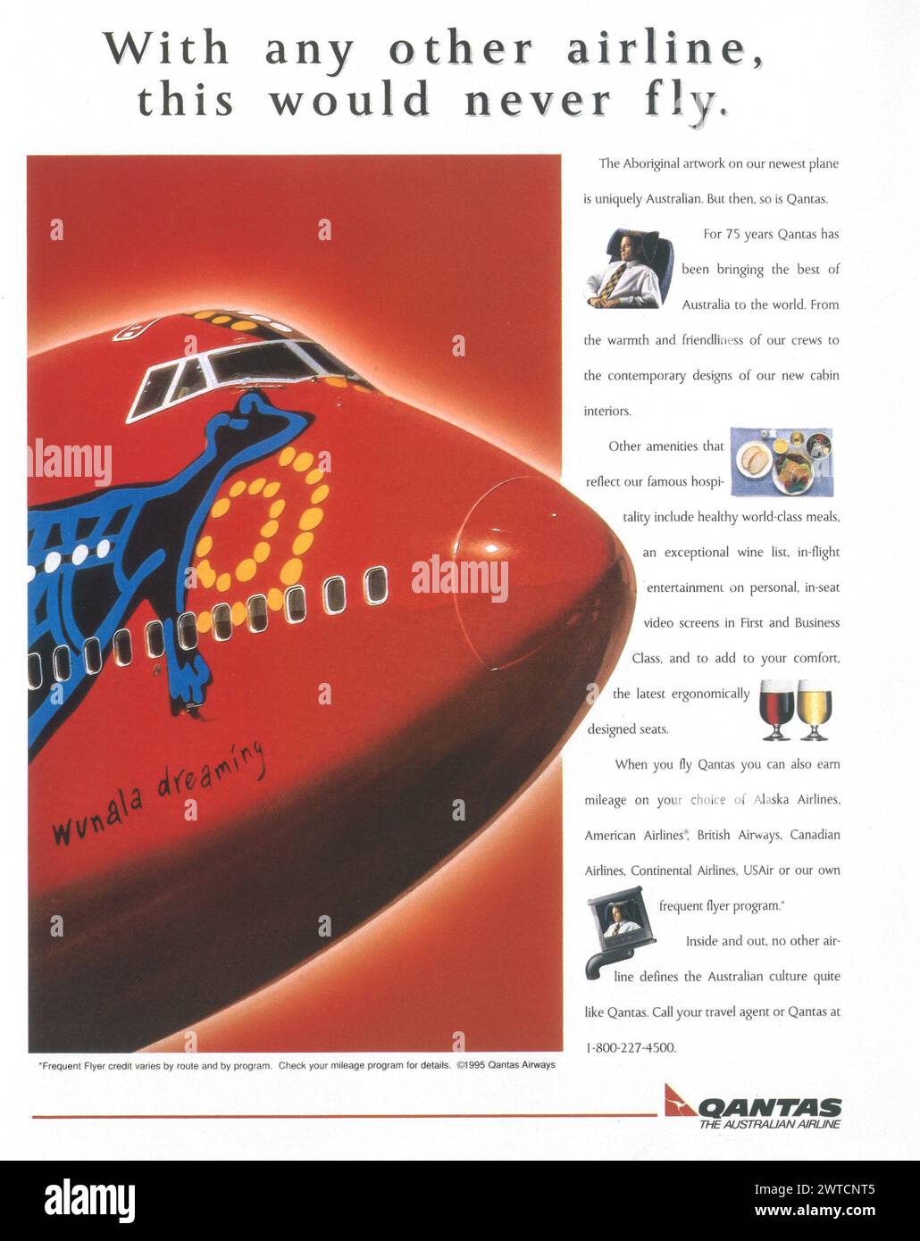 Vintage airplane ads hi-res stock photography and images - Alamy