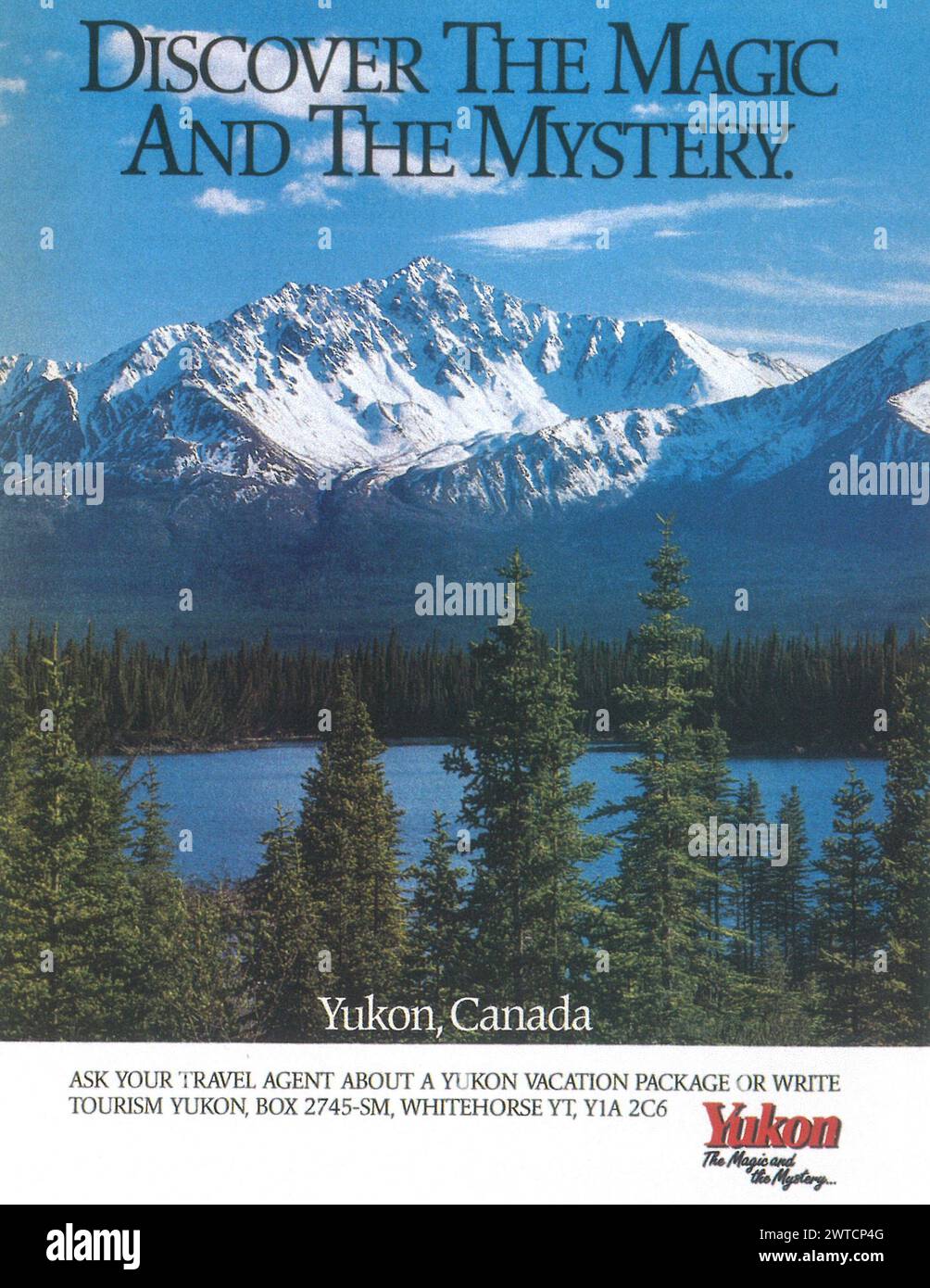 Canadian travel ads hi-res stock photography and images - Alamy