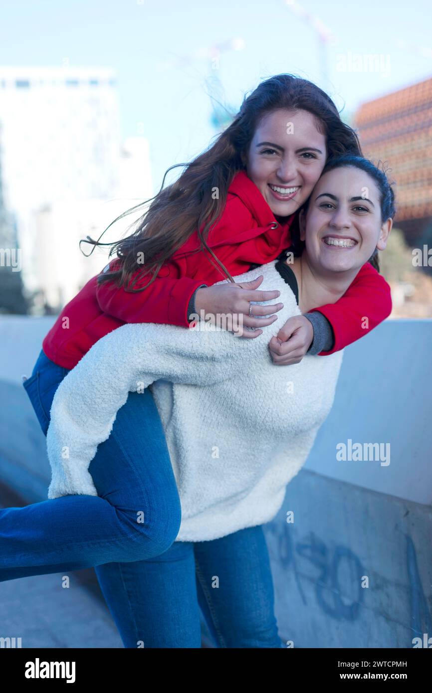 Joyful bonding experience two hi-res stock photography and images - Alamy