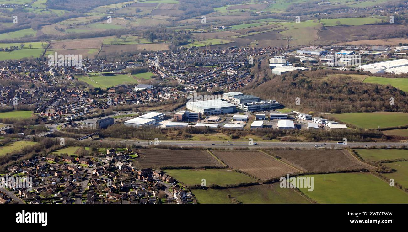 aerial view of Capitol Park, a business park just north of junction 37 ...