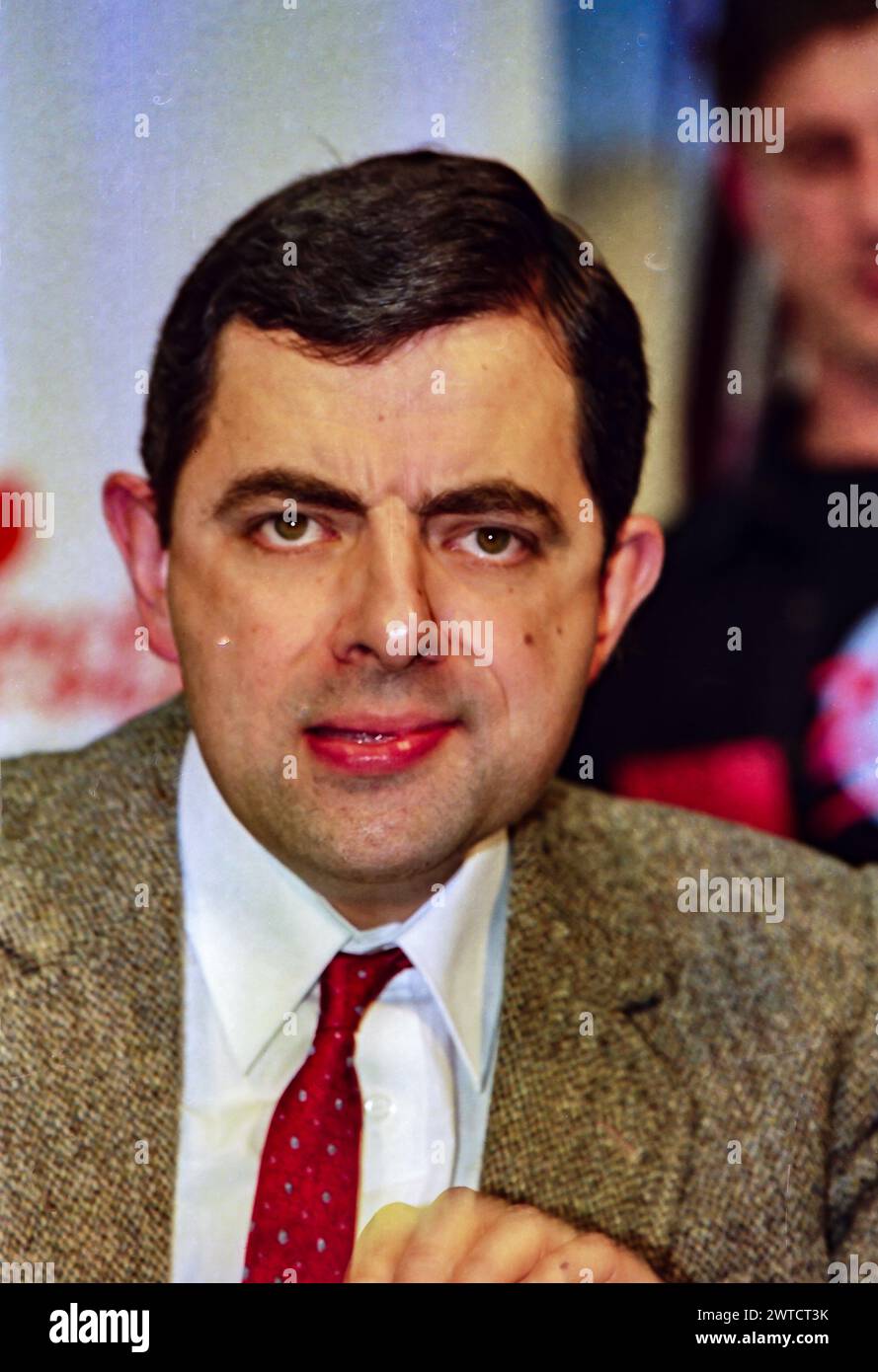 The British Comedian Rowan Atkinson doing an in store appearance as iMr ...
