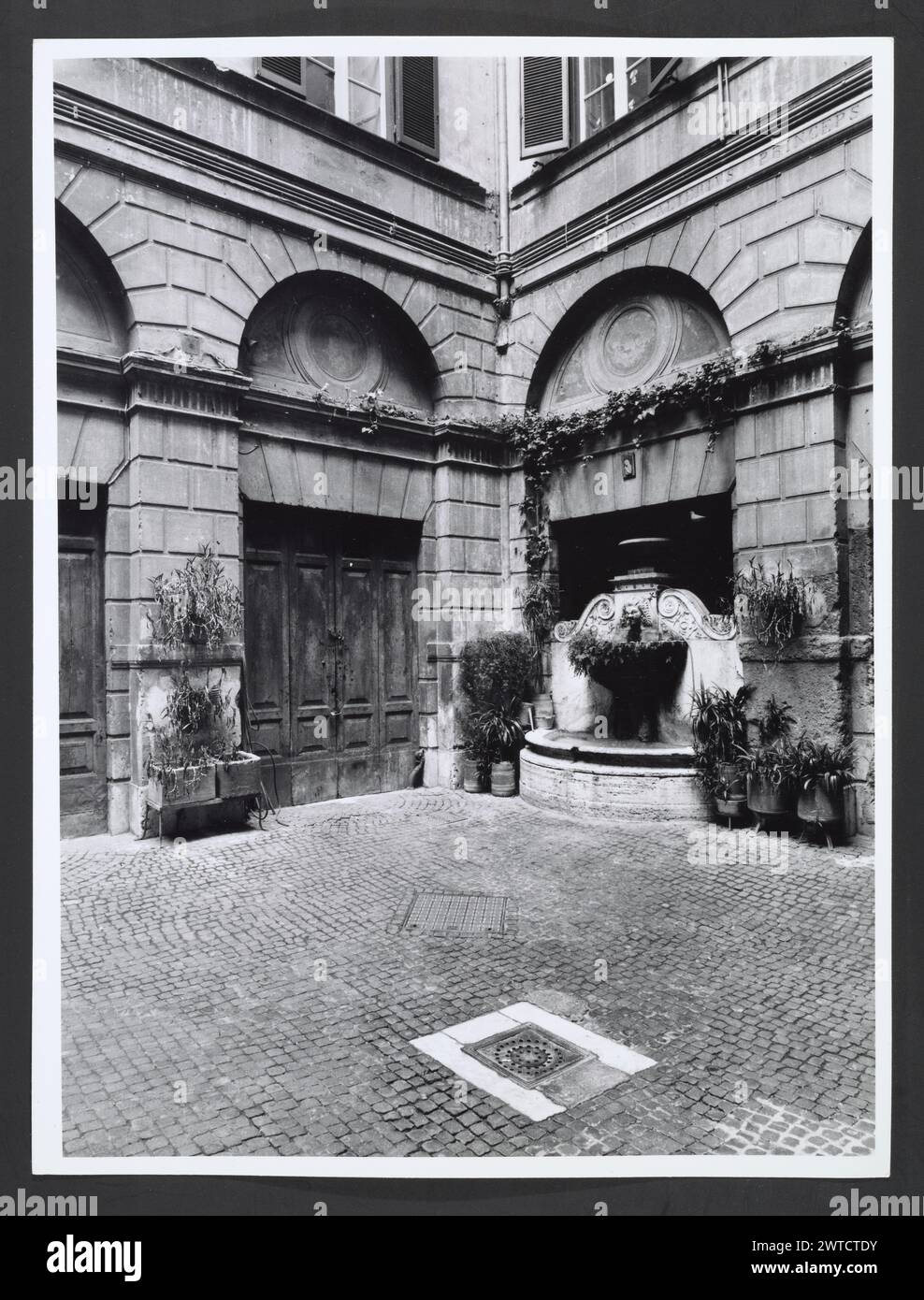 Lazio Roma Rome Via di Monserrato. Hutzel, Max 1960-1990 Street views ...