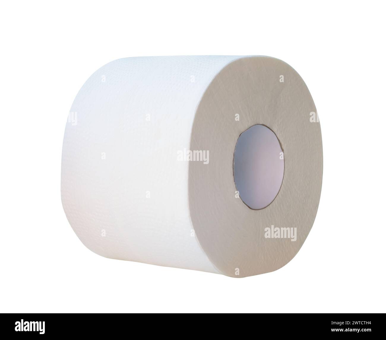 Front view or side view of tissue paper or toilet paper roll is ...