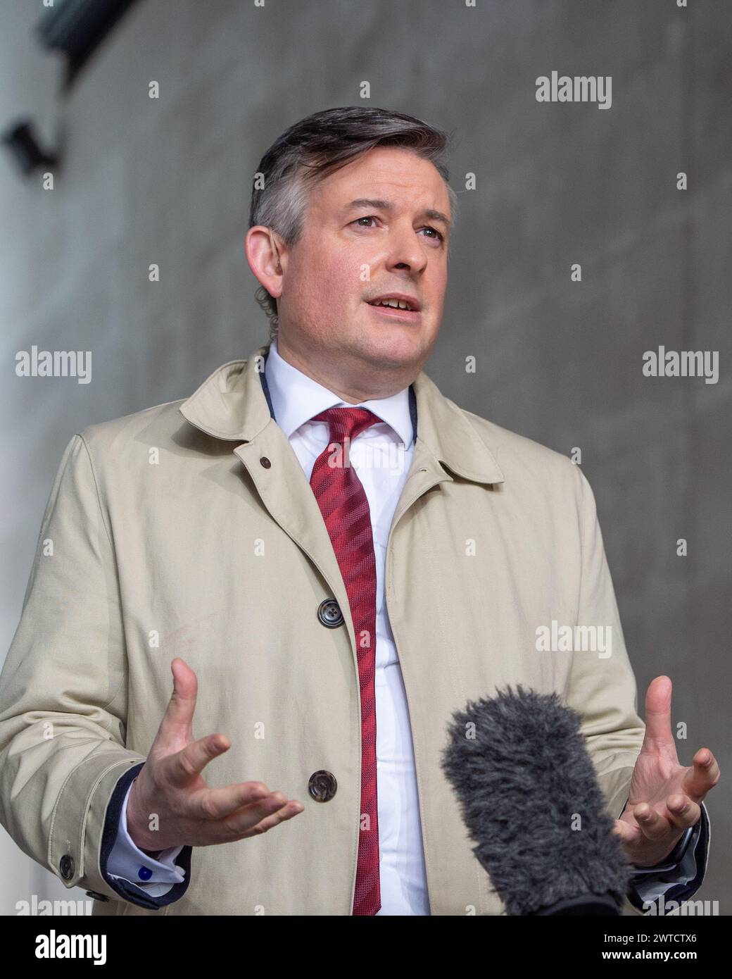 London, England, UK. 17th Mar, 2024. Shadow Paymaster General JONATHAN ...