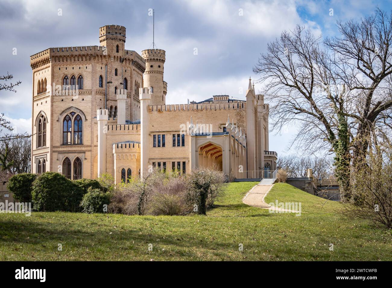 Potsdam, Landeshauptstadt Brandenburg, Ortsteil Babelsberg: Schloss ...